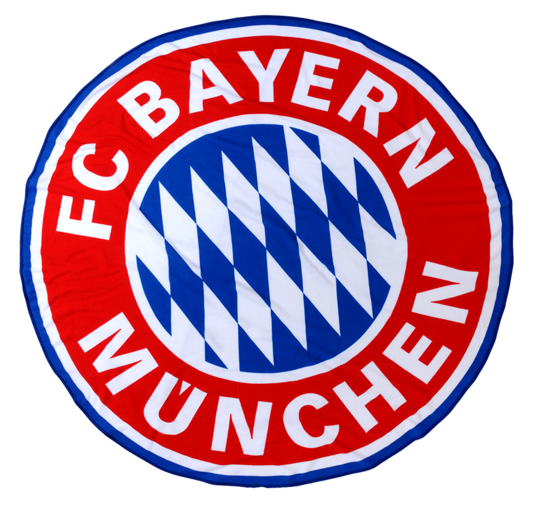 FC Bayern München Strandtuch Logo XXL rund, 165cm