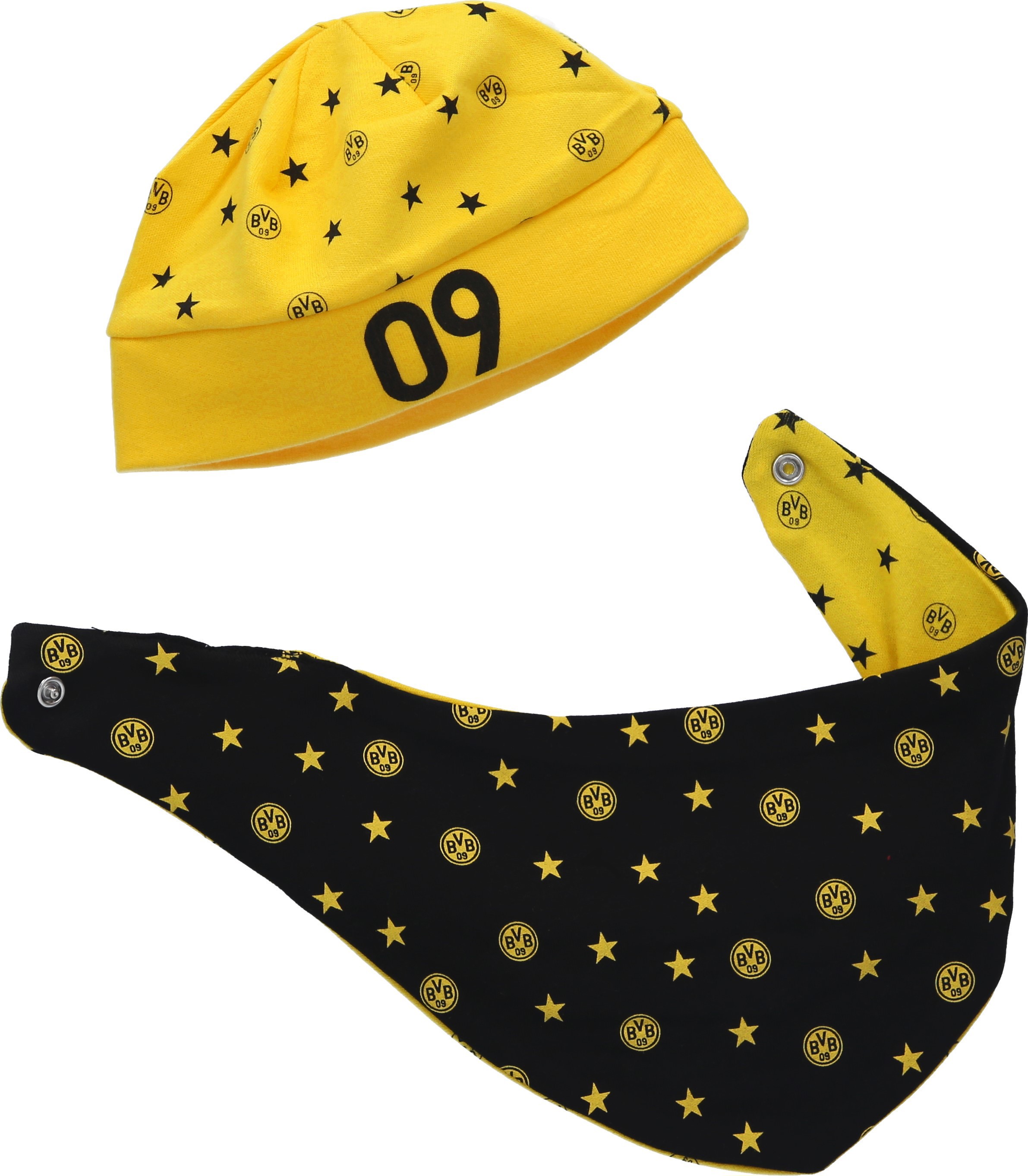 BVB Borussia Dortmund Babyset Mütze und Halstuch