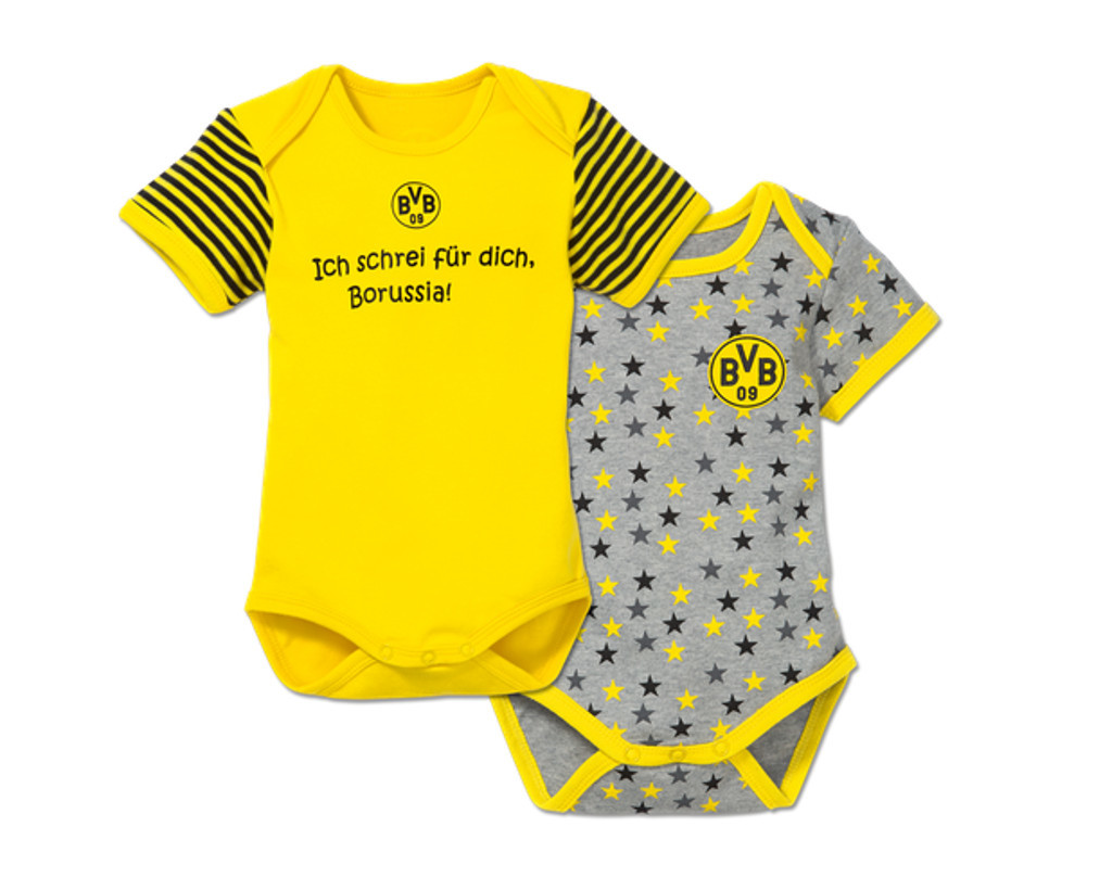 BVB Borussia Dortmund Babybody 2er-Set Größe 62/68